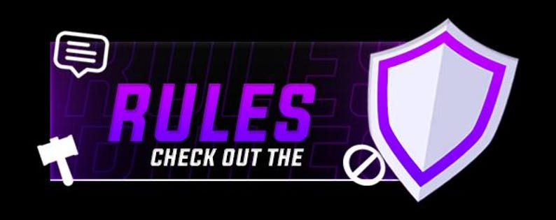 8 Friendly Twitch Panels | Social Media Panels | Twitch Panels | 8 ...