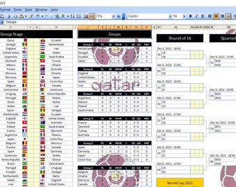 World Cup Planner - Etsy