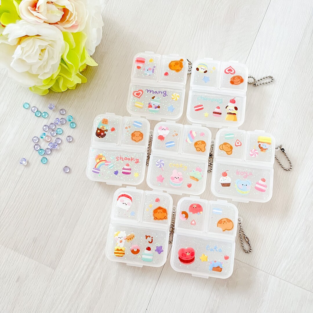 BT21 Sweetie Container Bts/army/kpop Pill Box Trinket - Etsy