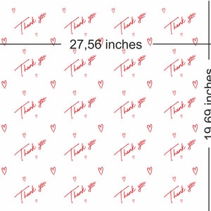 Thank You Wrapping Paper, Wrapping Paper, Packing Paper, Tissue Paper ...