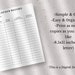 Printable Locker Record, Locker Record Sheet, Locker Record, Locker ...