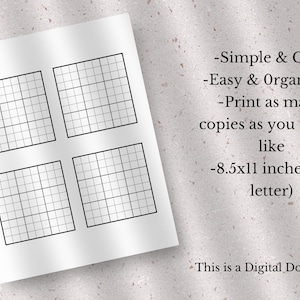 Printable Blank Sudoku Grid Template - DIY Puzzle, Activity for Kids ...
