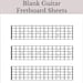 Blank Guitar Fretboard Diagrams, Printable Fretboard Sheet (PDF) - Etsy