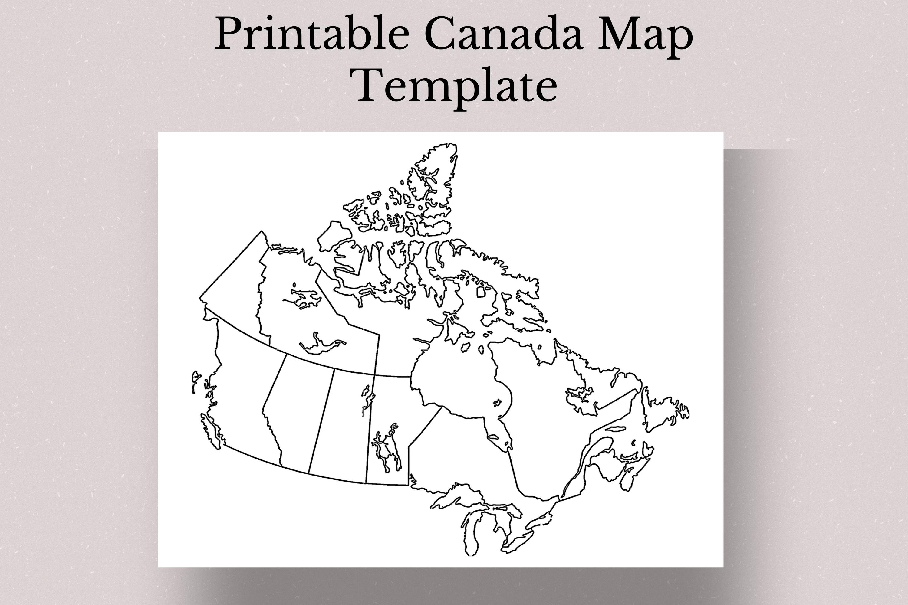 Canada Map Printable, Map of Canada , Printable Canada Map, Canada Map ...