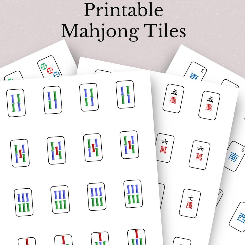 Mahjong - Etsy Singapore