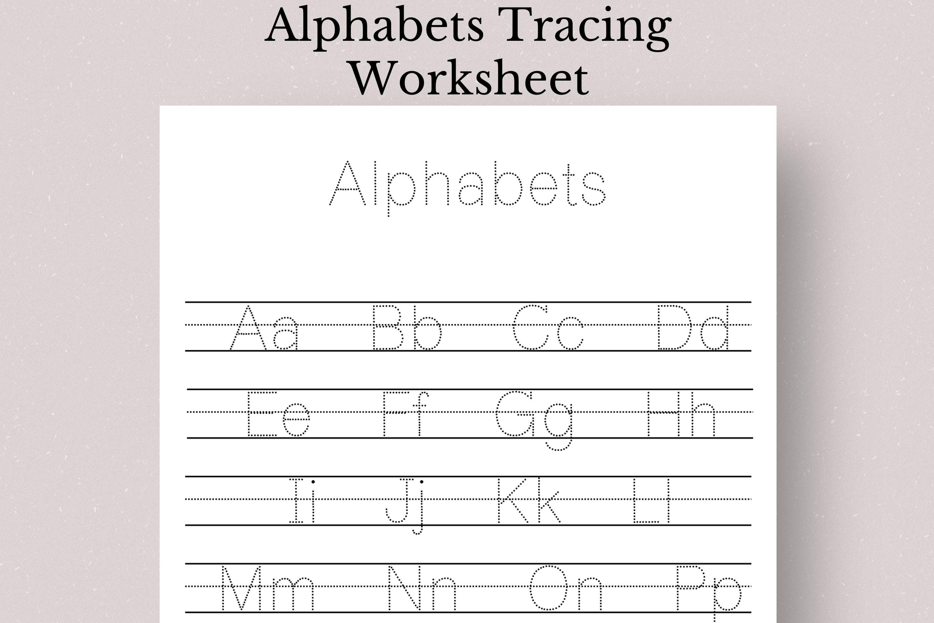 Printable Dot Alphabets Tracing Sheet, Alphabets Worksheet, Dot Alphabets Tracing, Learn to ...