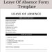 Editable Leave of Absence Form Template (canva, PDF) - Etsy
