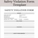 Editable Employee Safety Violation Form Template (canva, PDF) - Etsy
