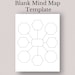 Printable Mind Map Template, Concept Map Template, Blank Mind Map ...