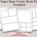 Printable Comic Book Panel Template, 60 Page Layouts (PDF) - Etsy