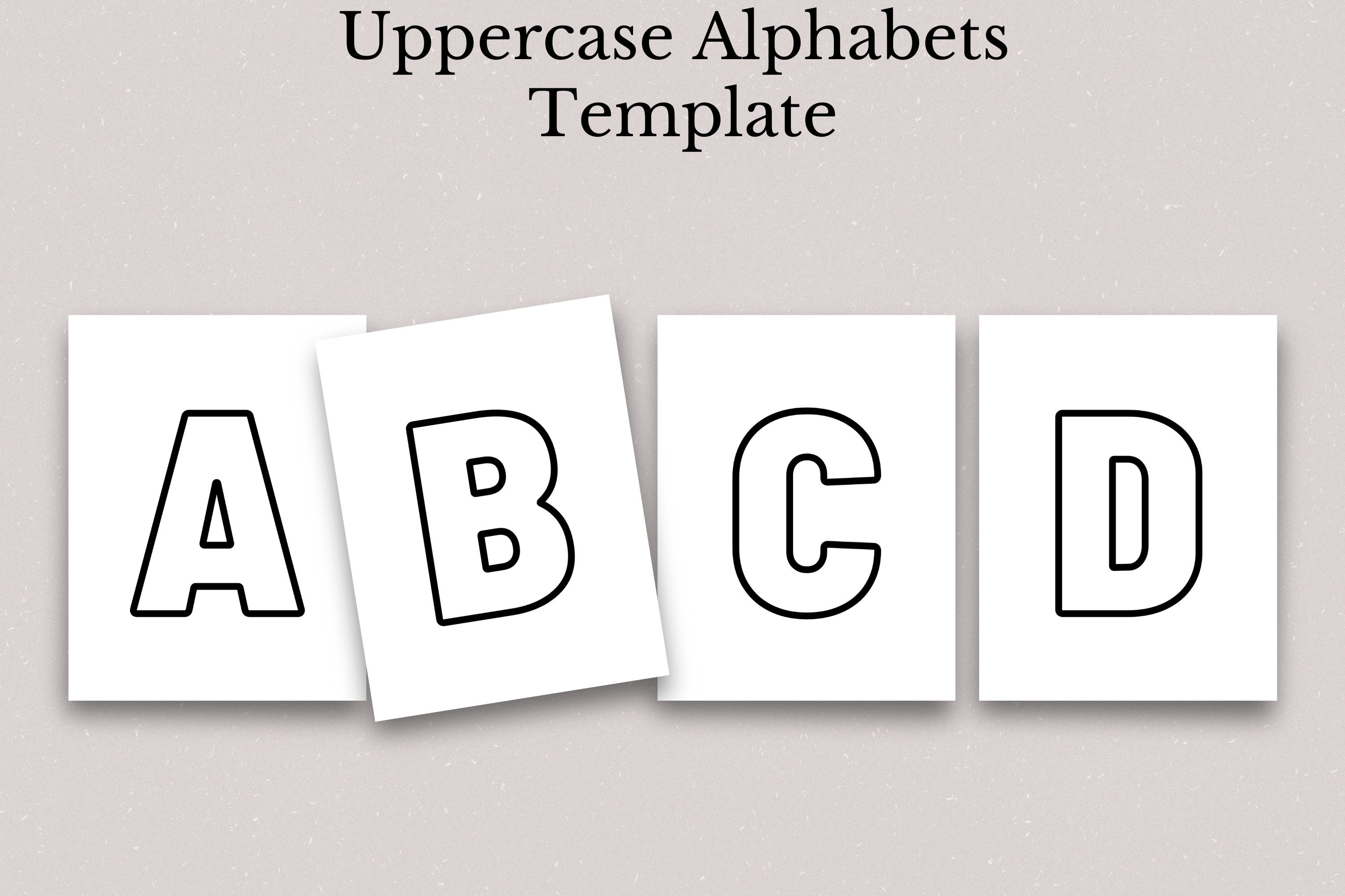 Uppercase I Template