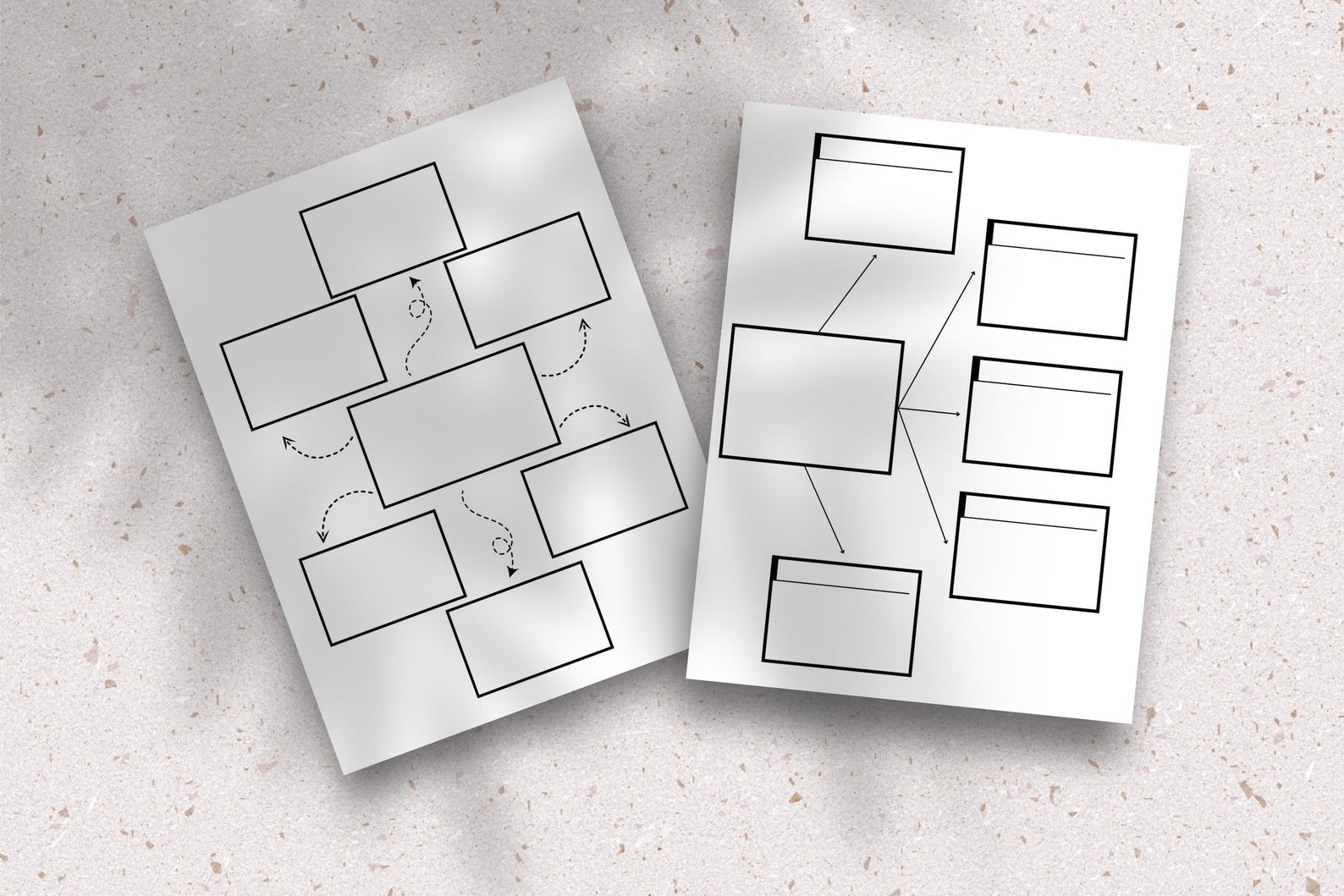 Printable Mind Map Template, Concept Map Template, Blank Mind Map ...