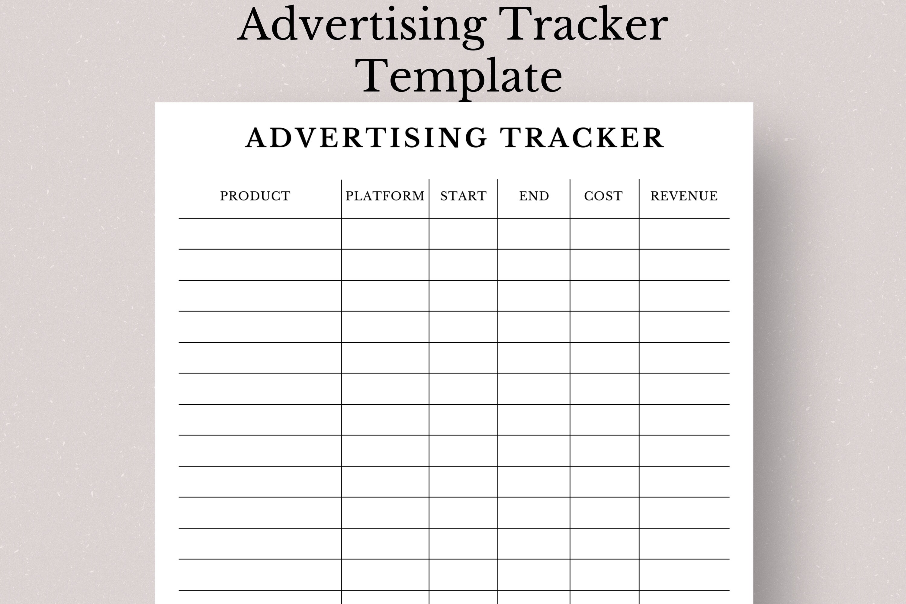 Ads Tracker, Advertising Tracker, Business Ads Tracker, Online Ads ...
