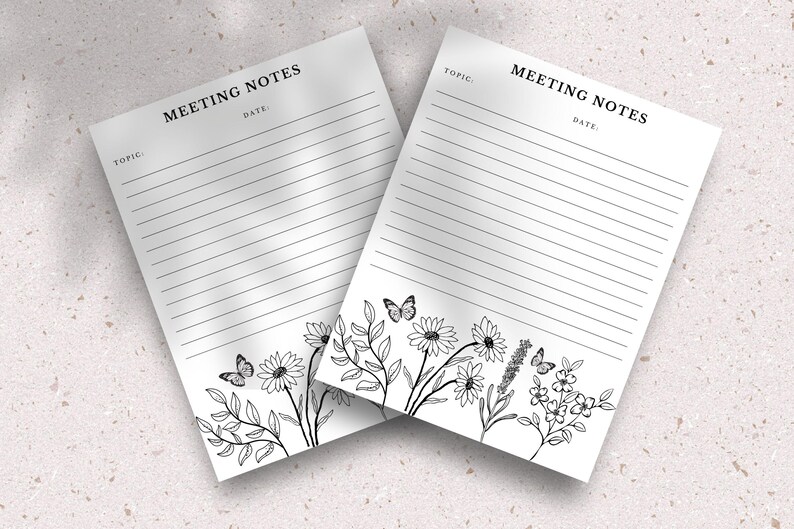Coloring Meeting Notes, Lined Printable Paper (digital Download) - Etsy