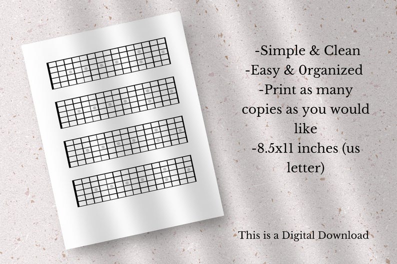 Printable Blank Guitar Fretboard Diagrams, Guitar Fretboard Sheet Pdf ...