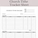 Church Tithe and Offering Log, Printable Tithing Record, Tithe Tracker ...