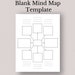 Printable Mind Map Template, Concept Map Template, Blank Mind Map ...