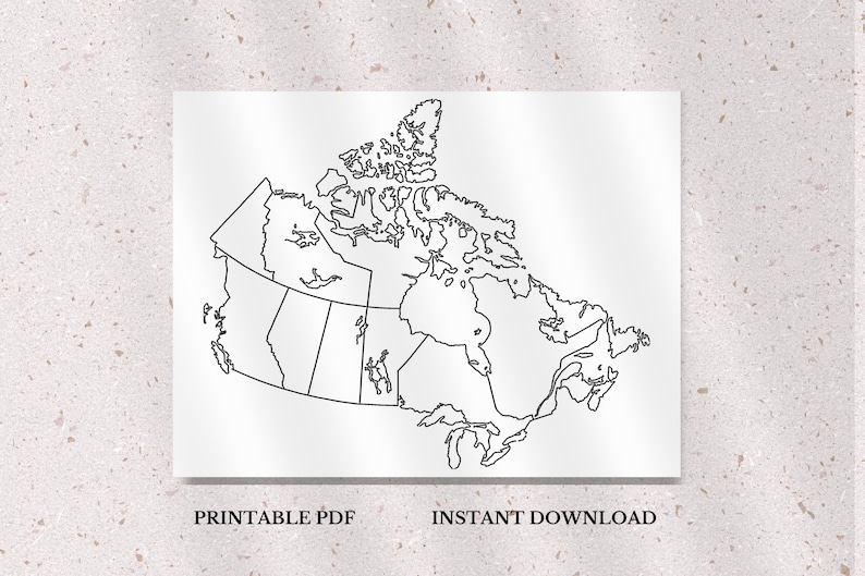 Canada Map Printable, Map of Canada , Printable Canada Map, Canada Map ...