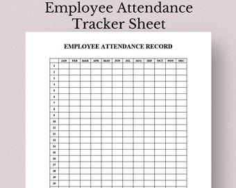 Bilingual Employee Call-out Log. Perfect for Small Businesses, HR ...