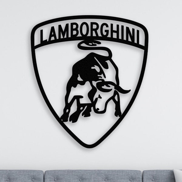 Lamborghini Logo Wall Décor - Etsy