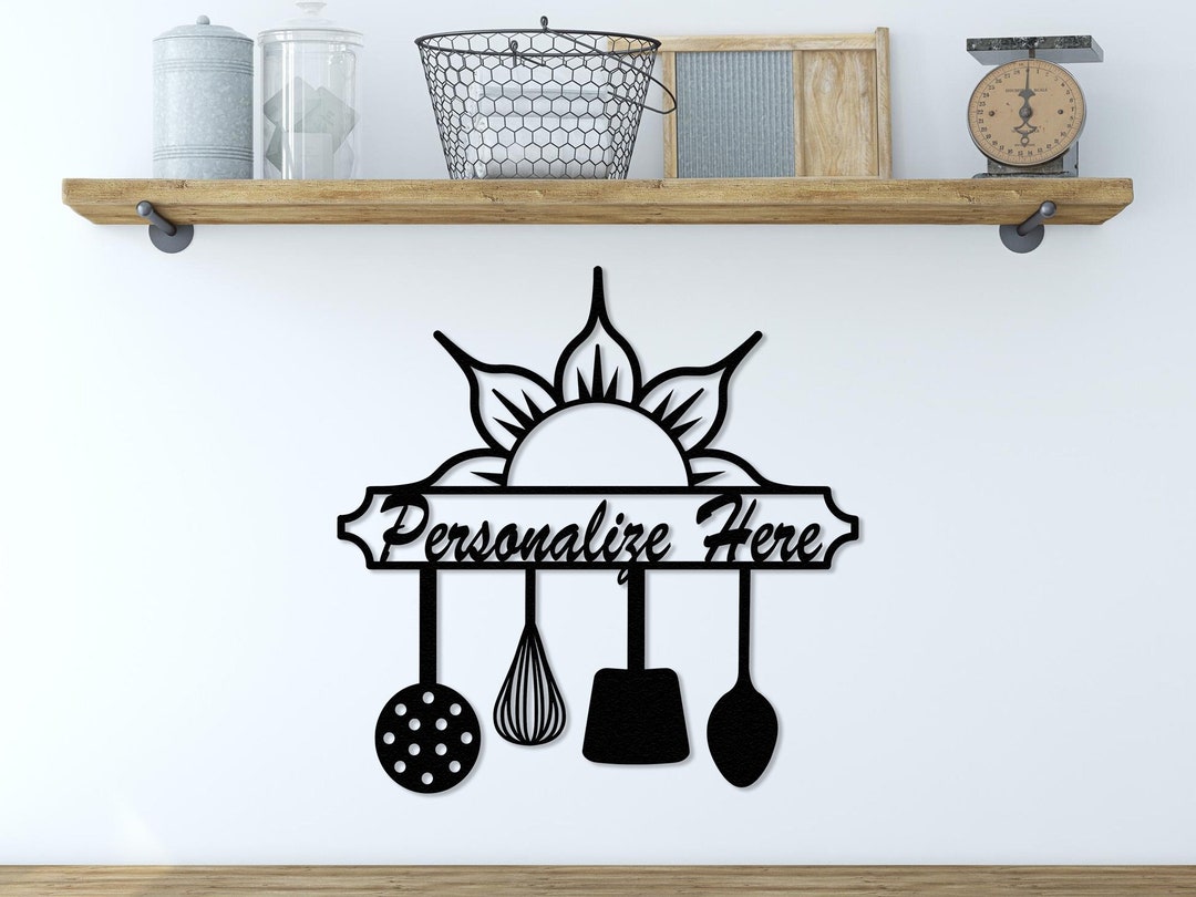 SPECIAL KITCHEN SIGN Metal Decor, Custom Kitchen Signs, Personalized ...