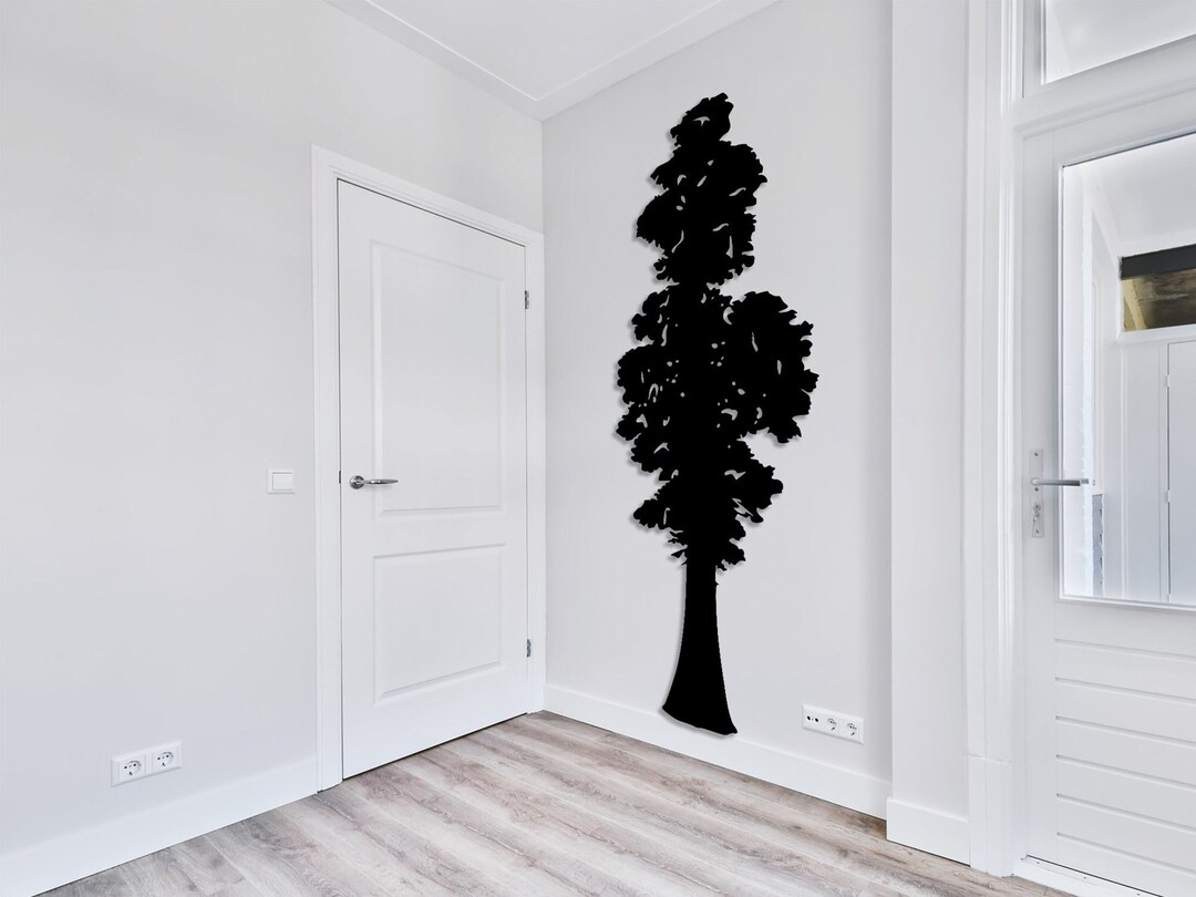 SEKOYA TREE METAL Wall Art, Tree Branch Wall Decor, Nature Sign, Nature ...