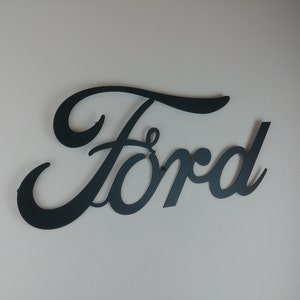 FORD Logo Metal Wall Hangings, Car Wall Art Decor, Ford Mustang, Ford ...