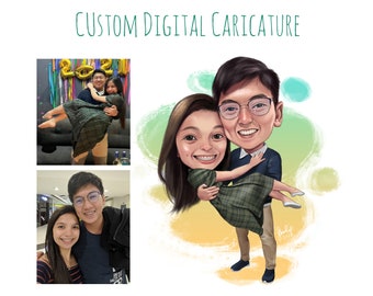 Custom Anime Portrait Drawing Cartoon Personalized Art - Etsy