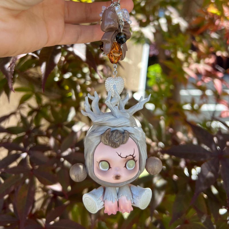 Skullpanda Keychain - Etsy