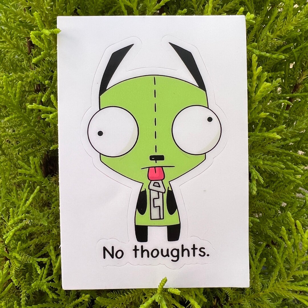 Gir Invader Zim Sticker - Etsy