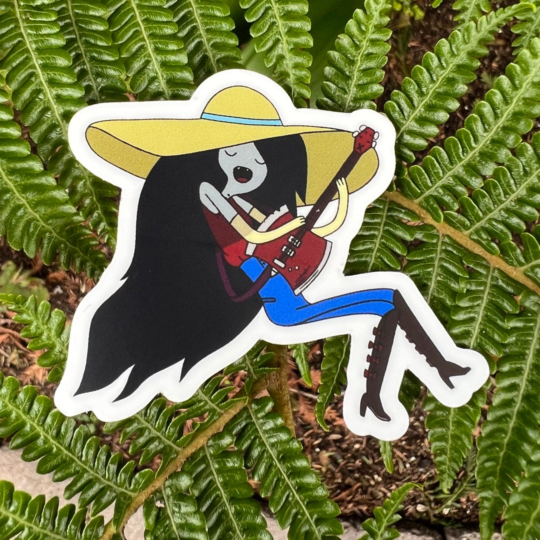 Marceline the Vampire Queen Adventure Time Sticker - Etsy