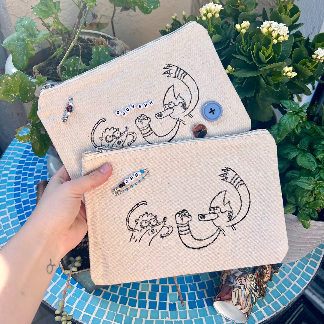 Mordecai and Rigby Regular Show Zipper Pouch - Etsy