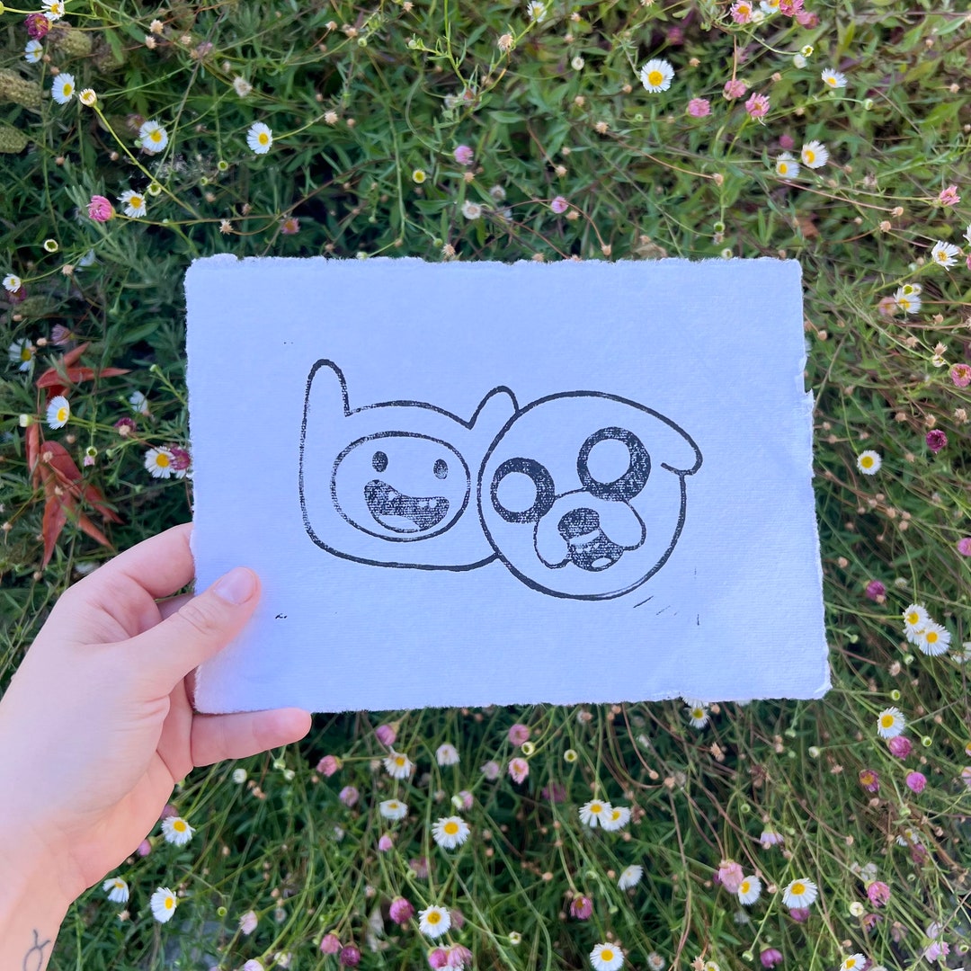 Finn and Jake Adventure Time Print - Etsy