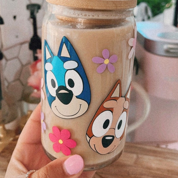 Bluey Cup With Straw - Etsy