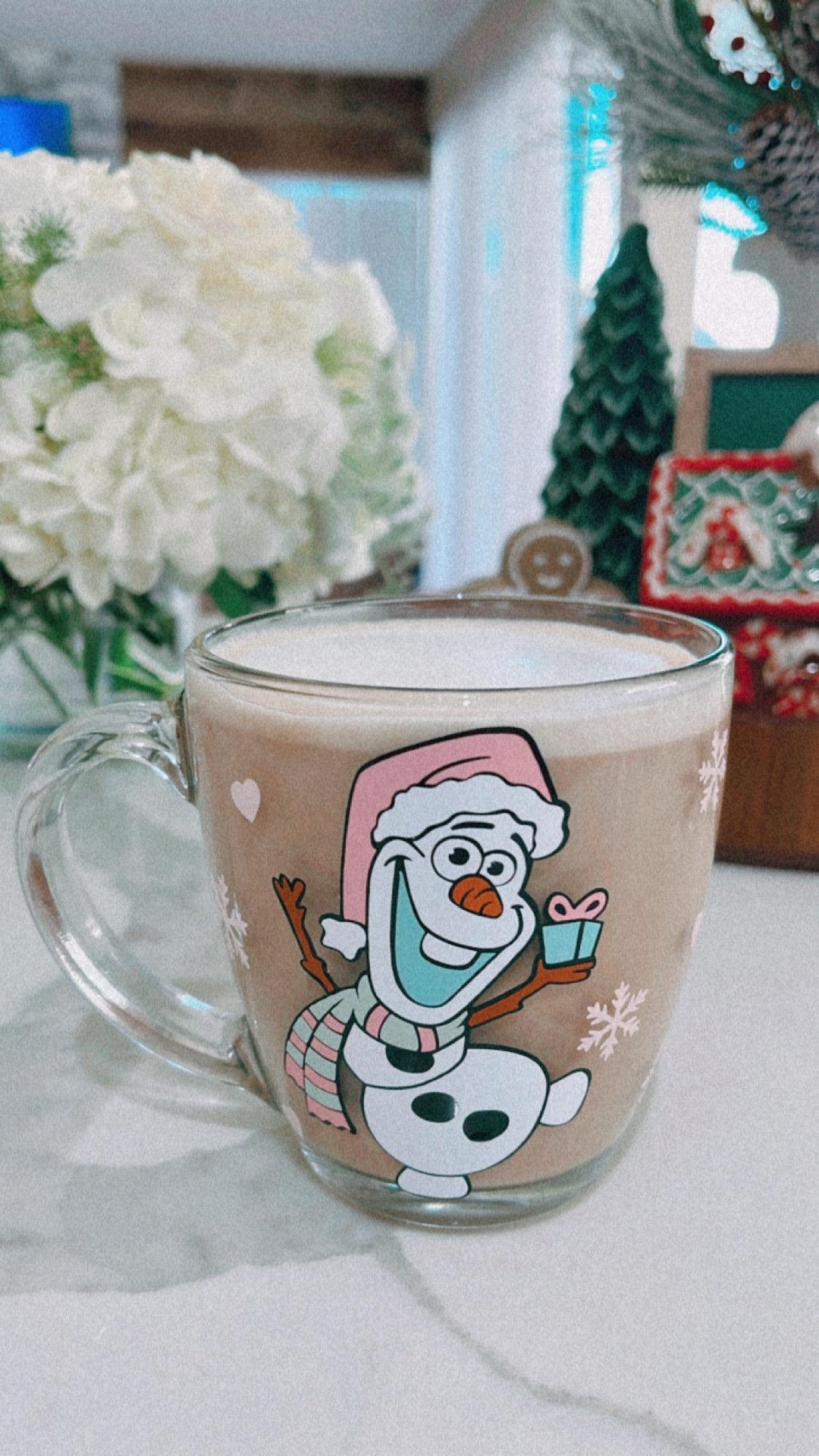 Olaf Christmas Mug Holiday Mug Christmas Mug Olaf Glass Christmas ...