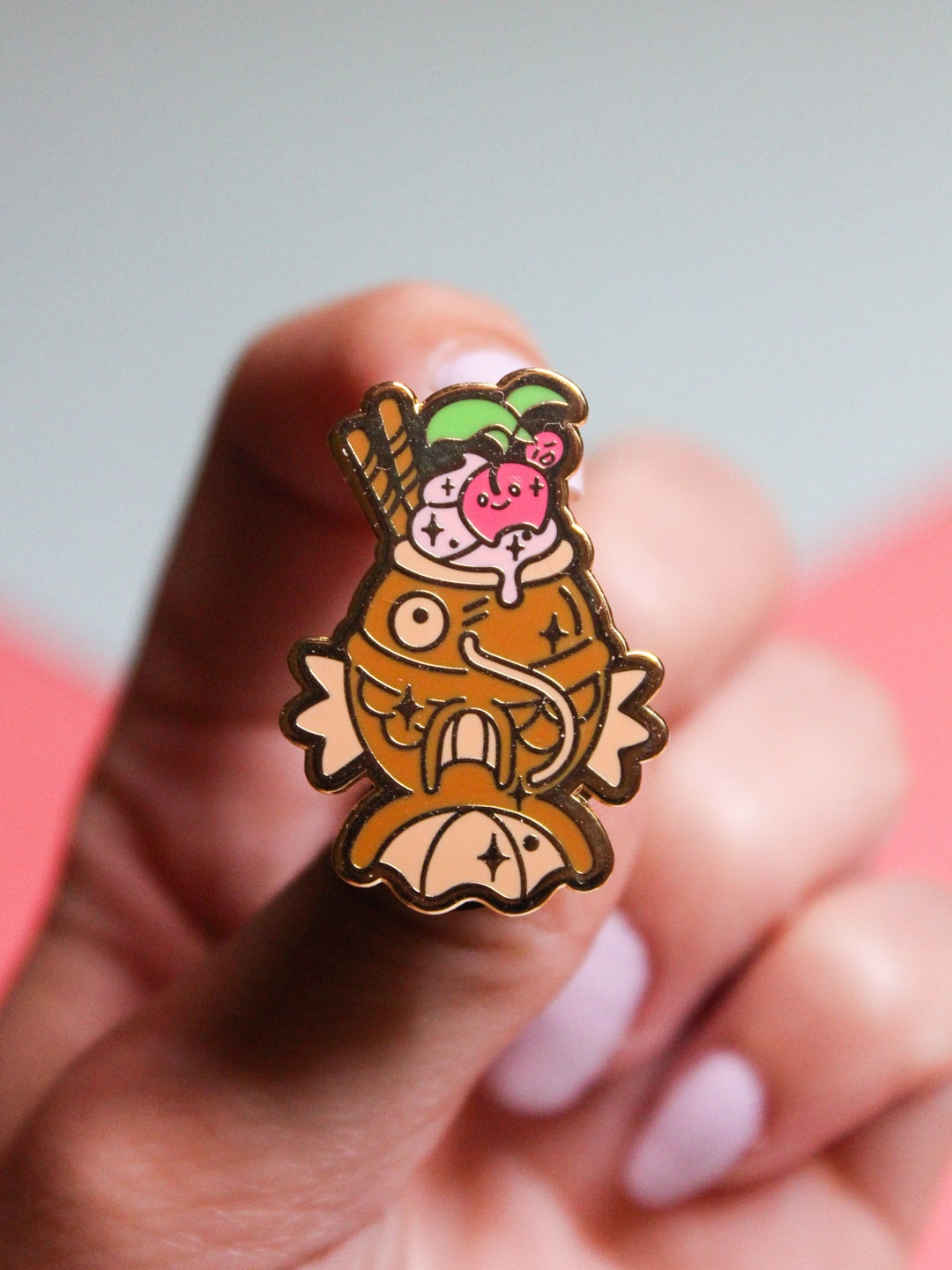 Magikarp Taiyaki Enamel Pin - Etsy