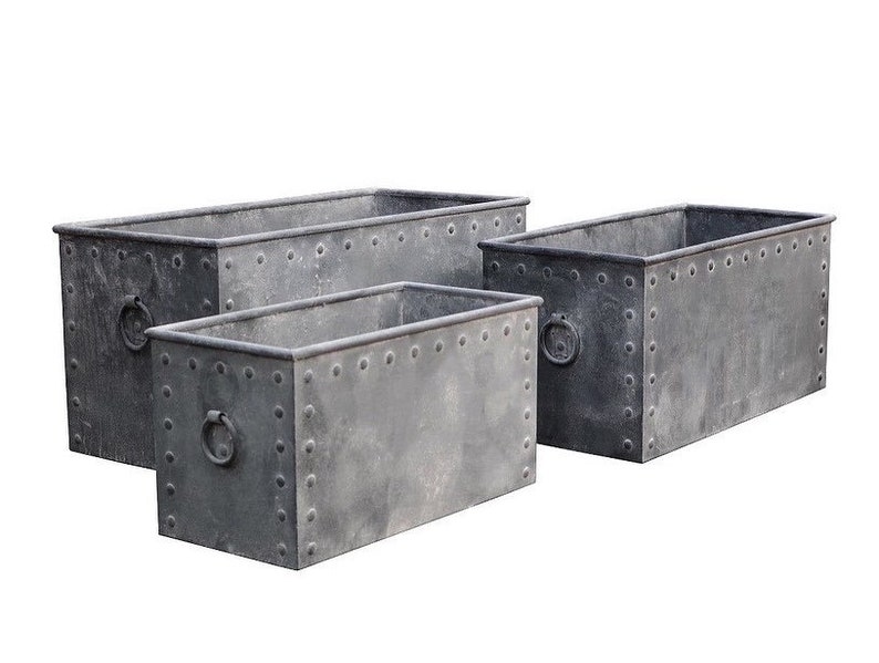 Galvanised Trough 120 CM - Cattle Trough - Zinc Planters - Etsy UK