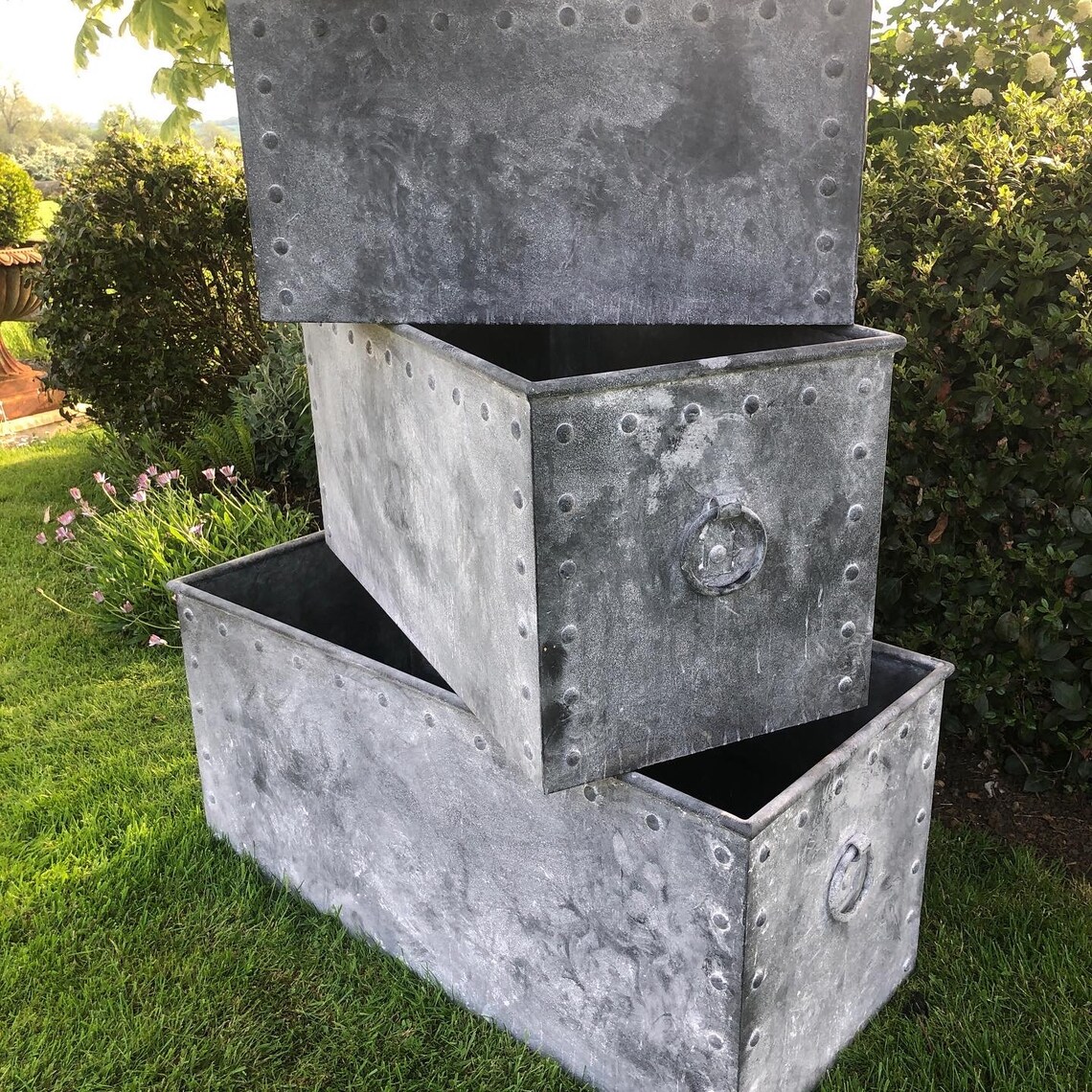 Galvanised Trough 120 CM - Cattle Trough - Zinc Planters - Etsy UK