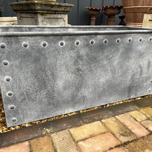 110 Cm Galvanised Trough - Metal Garden Trough - Etsy UK