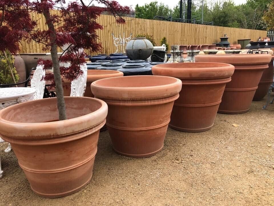 Large Terracotta Pots 90 Cm Dia - Etsy UK