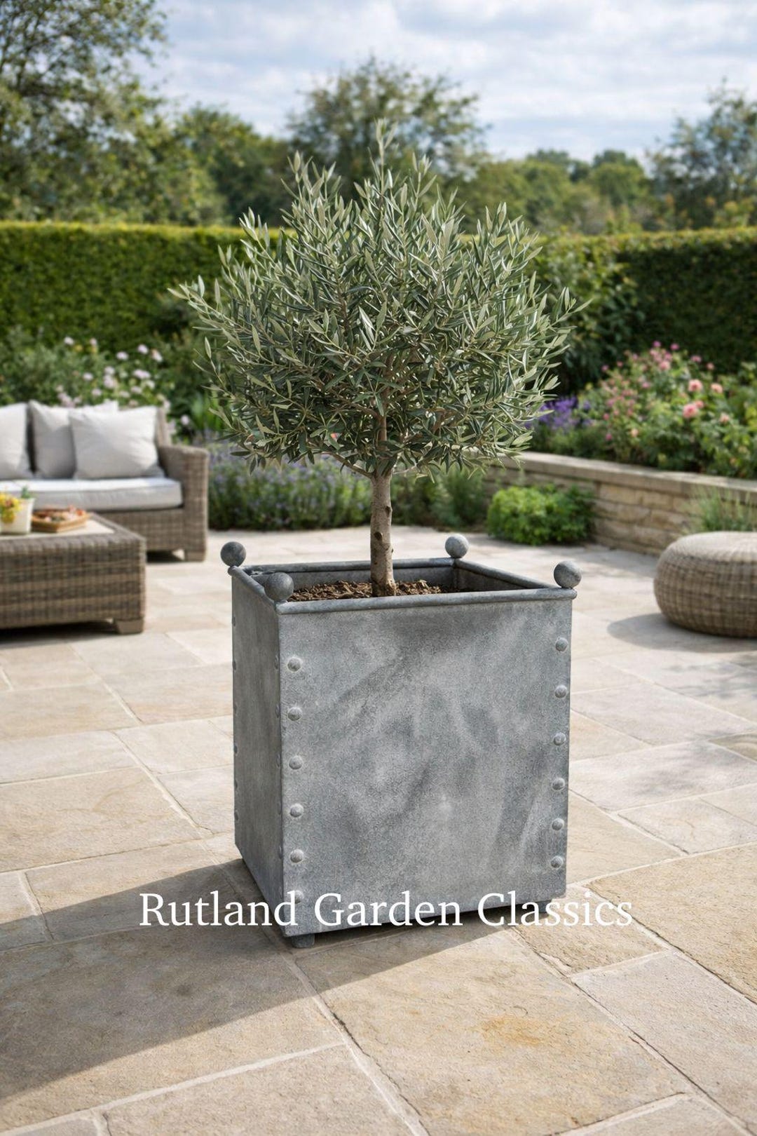 Galvanised Planter - Zinc Planters - Etsy UK
