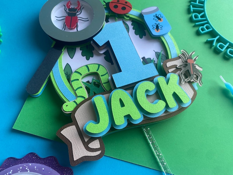 Bug Birthday Cake Topper: Insect Party Decoration - Etsy