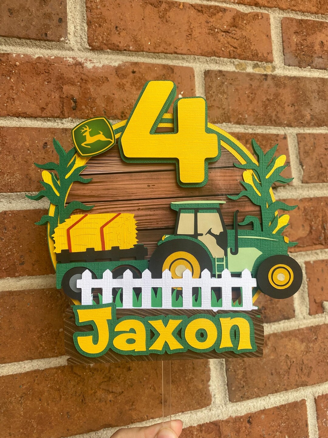 Tractor Cake Topper - Etsy