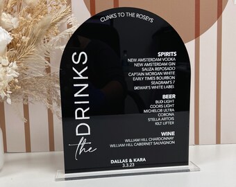 Blank Acrylic Table Sign With Optional Stands Blank Table - Etsy