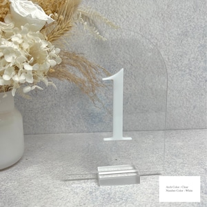 Acrylic Table Number With 3D Numbers - Etsy