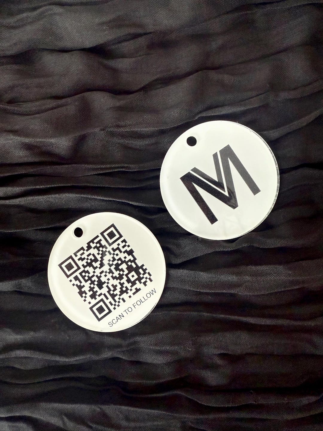 Acrylic QR Code Keychain Tag – Connect Instantly With a Scan! - Etsy