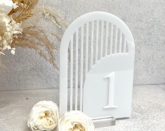 Stone Marble Table Numbers Wedding Table Numbers Natural - Etsy