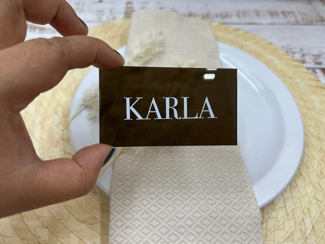 Acrylic Name Plate/place Sign - Etsy