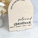 Arch Guest Book Sign Polaroid Sign Wedding Decor - Etsy Canada