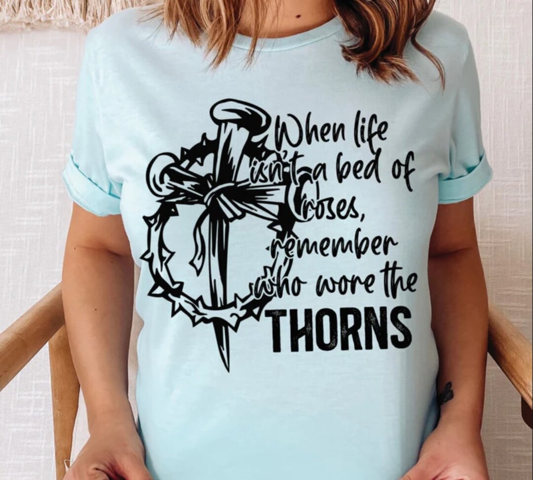 Crown of Thorns Ready to Press Screen Print Transfer, Heat Transfer for ...